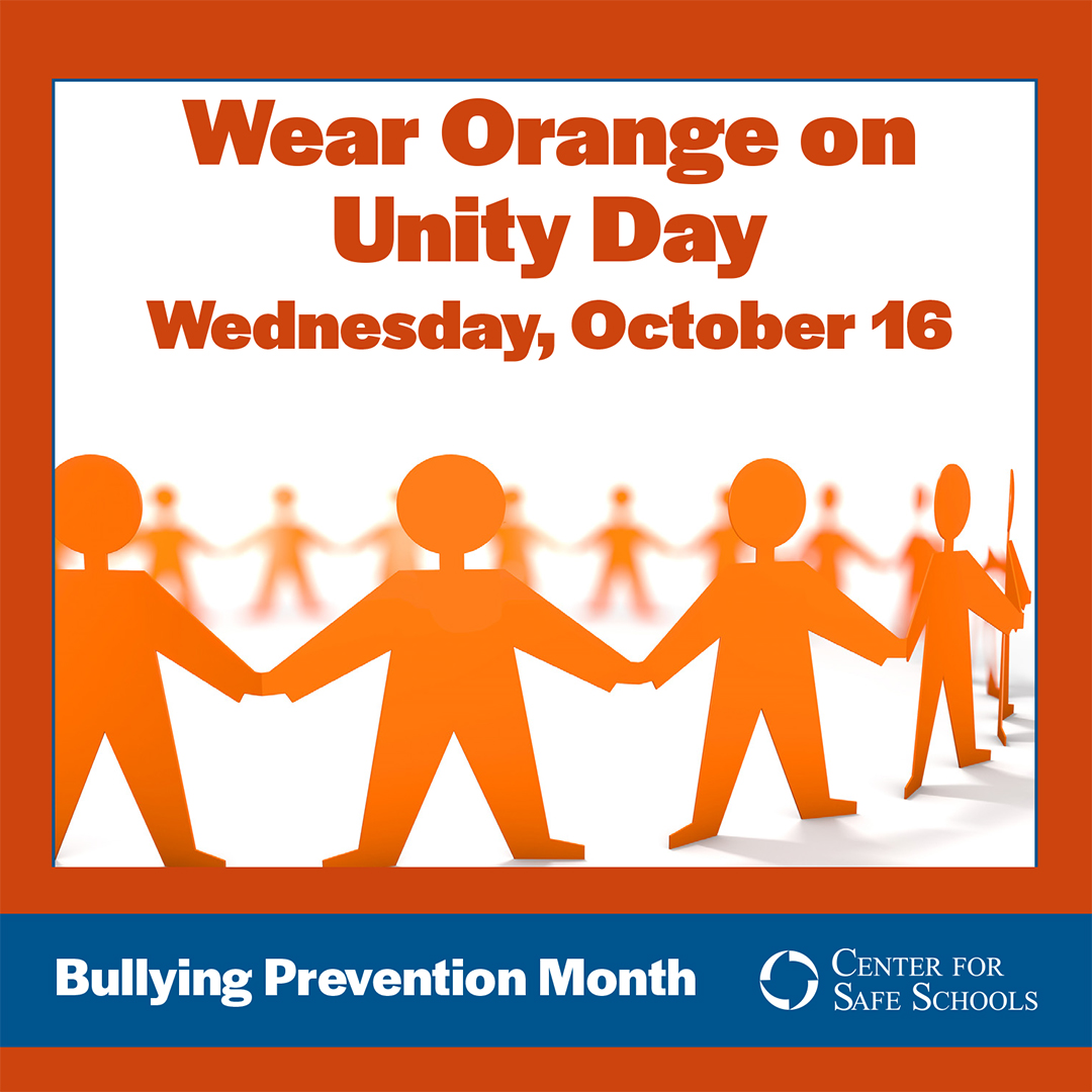 October is Bullying Prevention Month - Center for Safe Schools
